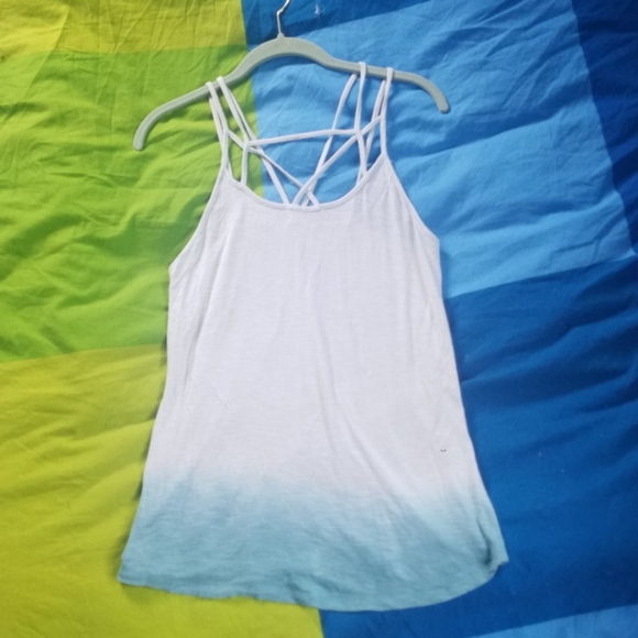 American Eagle Outfitters | Tops | Lightblue Strappy Arie Tank Top ...
